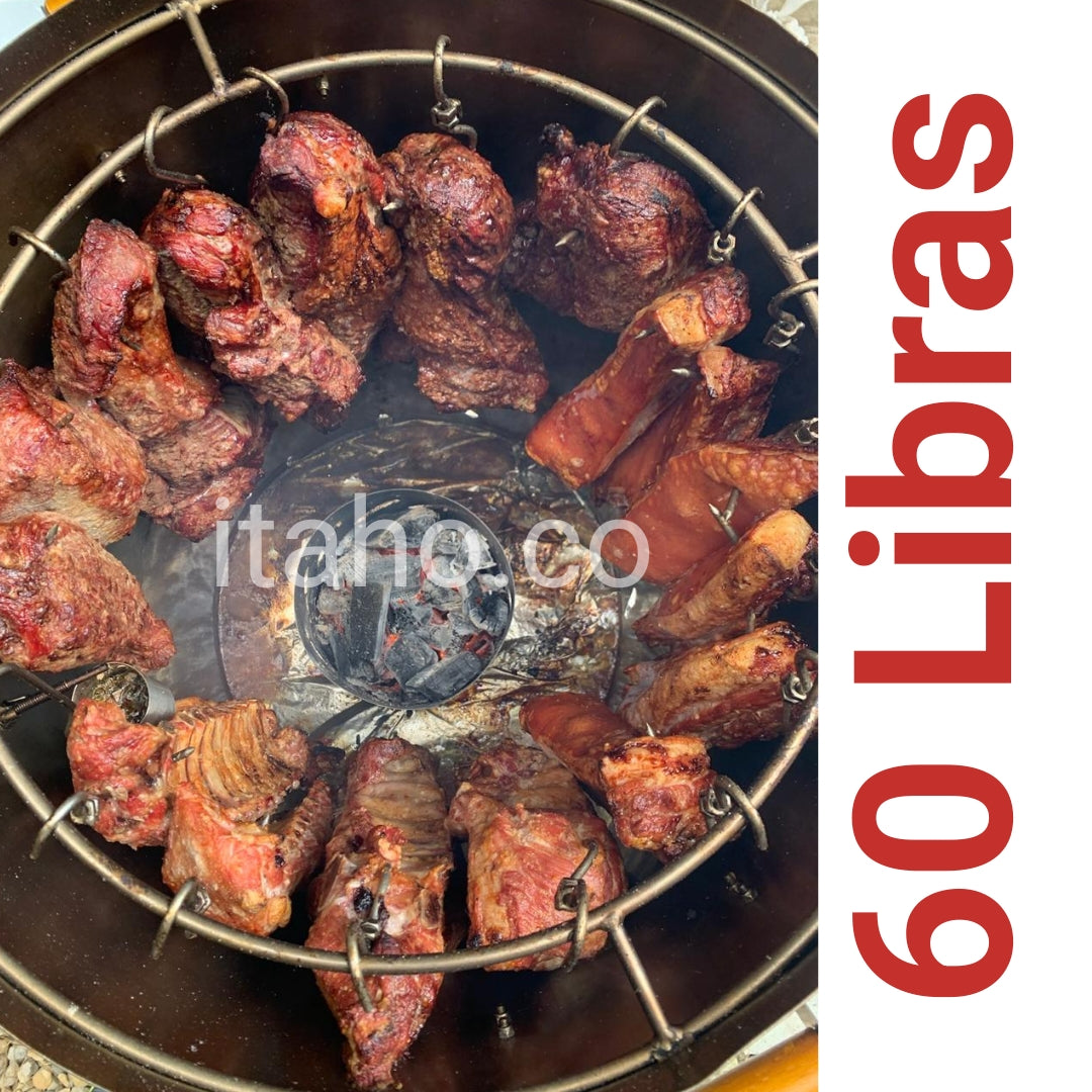 ASADOR DE BARRIL GRANDE 60 LB PARA NEGOCIO ACERO INOXIDABLE 304 – itaho